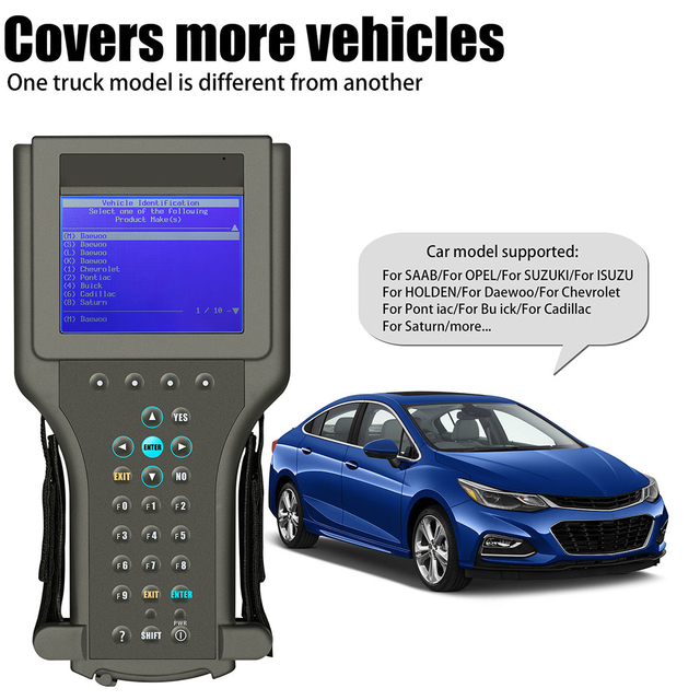 Tech2 Diagnostic Scanner For GM/Saab/Opel/Isuzu/Suzuki/Holden with ...