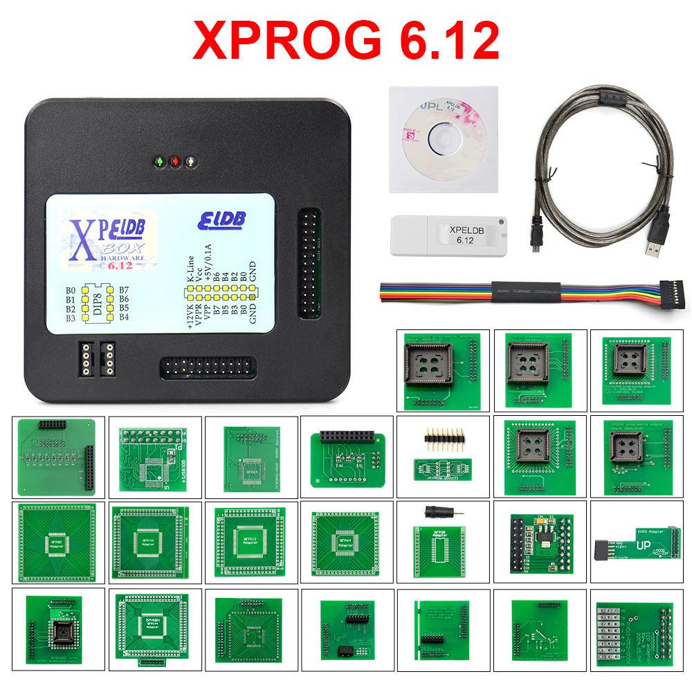 (RU Ship) Latest Version Xprog V6.12 XPROG-M ECU Programmer With USB ...